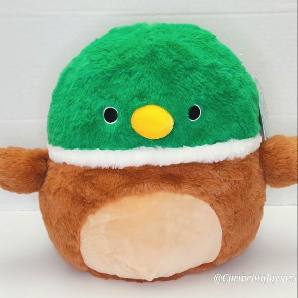Toys | Avery 12 Soft Fluffy Green Brown Mallard Duck Fuzzamallow ...